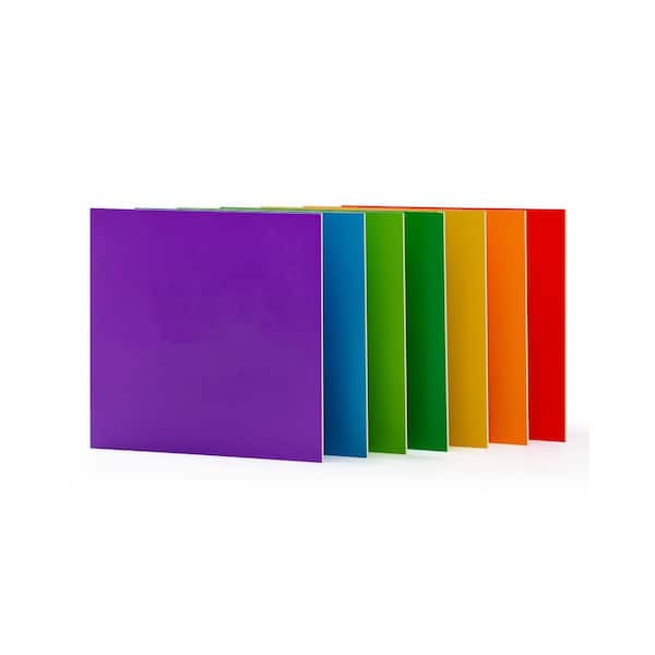 Afoxsos 1/8 in. x 12 in. x 12 in. Natural Wood Colored Plywood Project ...