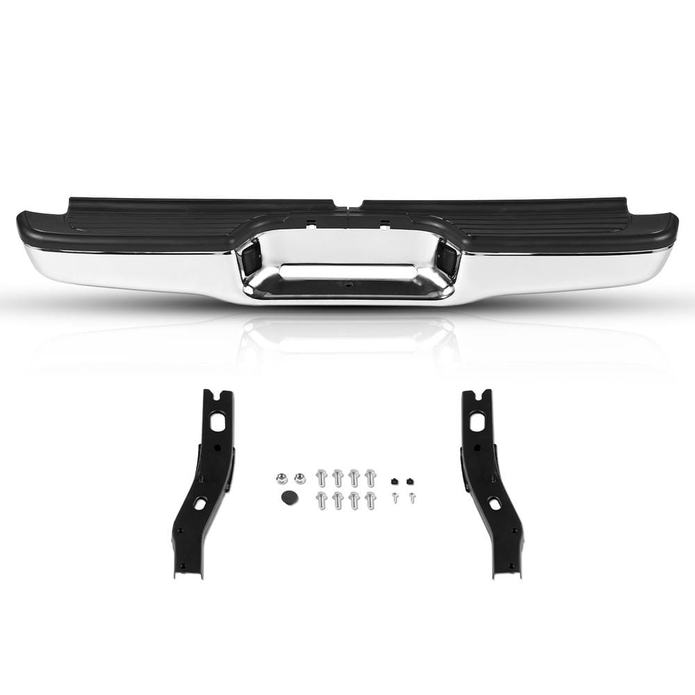 VEVOR Rear Step Bumper, Compatible with 2007-2013-Toyota Tundra, Chrome ...