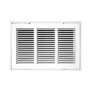 Everbilt 25 in. x 16 in. White Return Air Filter Grille H190 25X16 ...