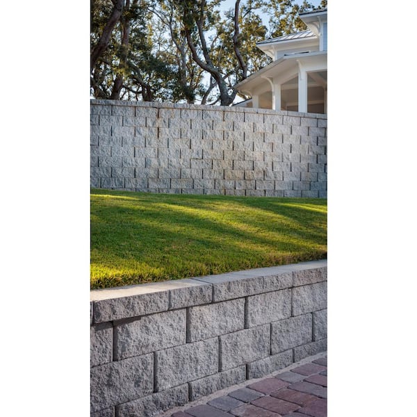 Gray Retaining Wall