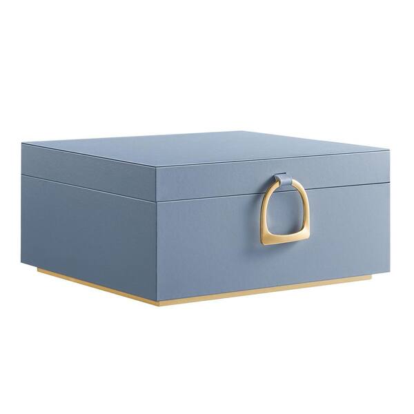 Misty Blue Jewelry Organizer with Handle Jewelry Storage Gift Idea ...