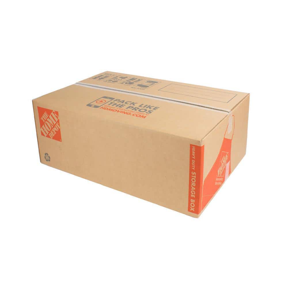 The Home Depot Heavy-Duty Long Moving Box with Handles (36 in. L x 24 ...