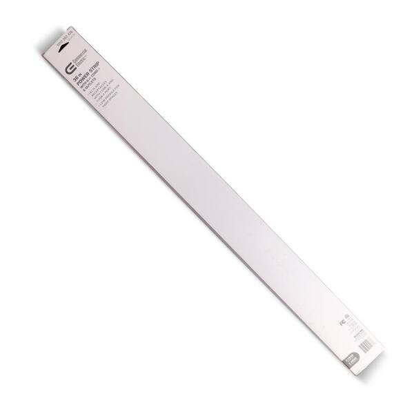 Commercial Electric 6 ft. 6-Outlet 36 inch Power Strip with 1 USB-A and ...