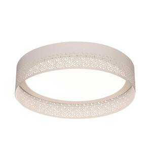 AFX Ashland 20 in. 1-Light White LED Flush Mount ALDF2032LAJD1GY - The ...