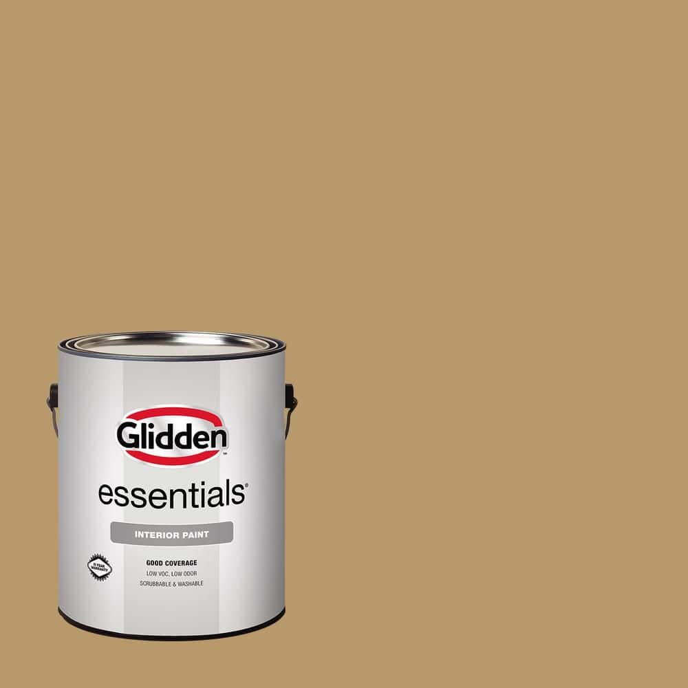 Glidden Essentials 1 gal. PPG1094-5 Golden Granola Eggshell Interior ...