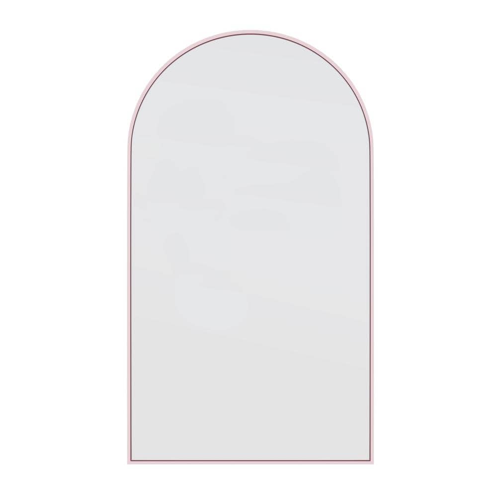 Glass Warehouse 48 in. W x 83 in. H Arch Leaner Dressing Stainless ...