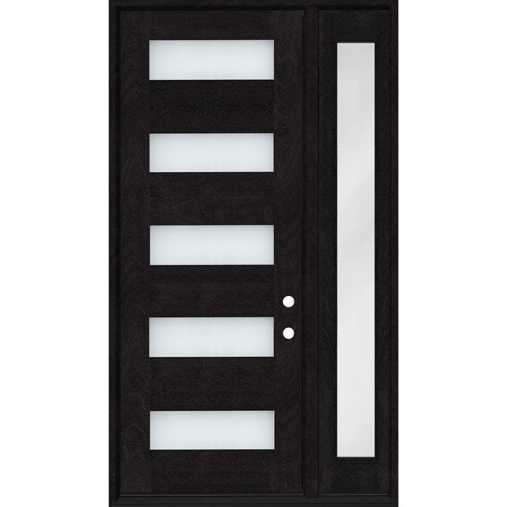Reviews for Steves & Sons Regency 53 in. x 96 in. 5L Modern Frosted ...