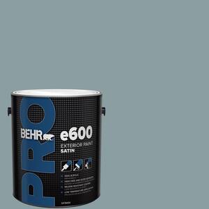 BEHR PRO 1 gal. #ECC-65-3 Teal Wave Low Luster Exterior Paint PR62001 ...
