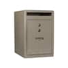 Tracker Safe 0.46 cu. ft. Steel Deposit Safe with Key Lock, White ...