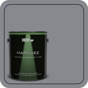 BEHR ULTRA 5 gal. #PPU26-21 Overcast Extra Durable Satin Enamel ...