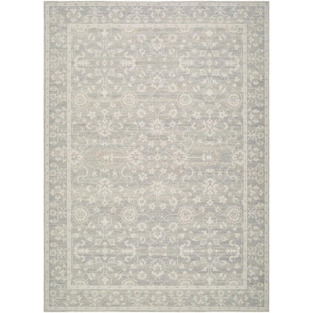 Livabliss Nabela Noor Home Asha Sage/Off-White Traditional Area Rug, 7 x 10 NBAS2301-71010 - The ...