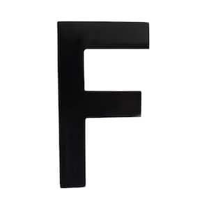 Reviews for Architectural Mailboxes 4 in. Black Floating House Letter F ...