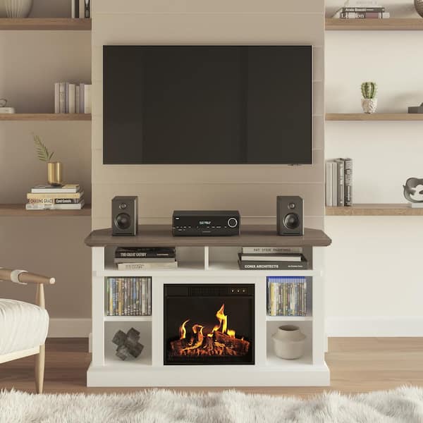55 inch corner fireplace tv stand store