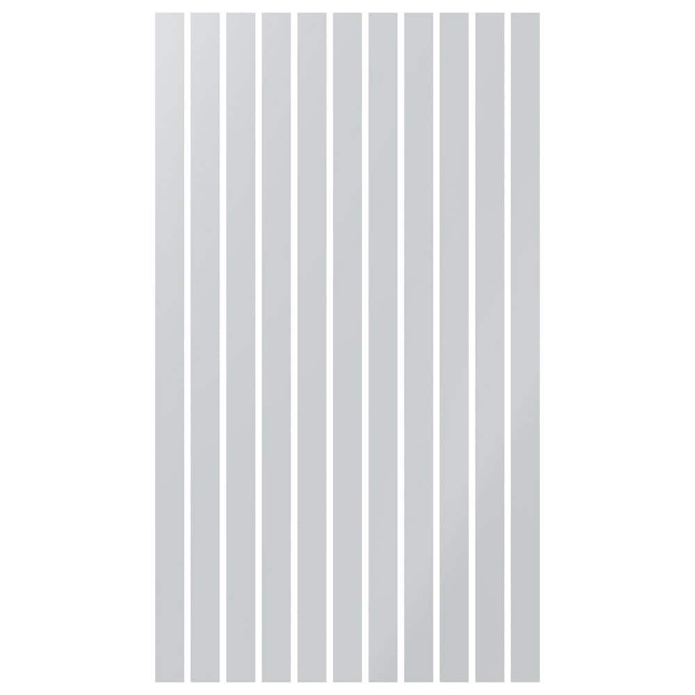 Ekena Millwork Adjustable Slat Wall 1/8 in. T x 4 ft. W x 8 ft. L White ...