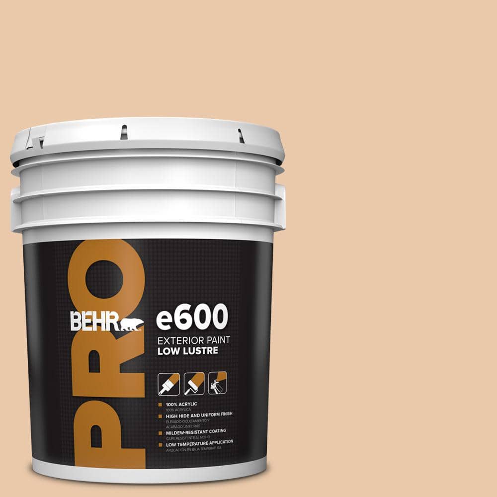 BEHR PRO 5 gal. #S250-2 Almond Biscuit Low Luster Exterior Paint ...