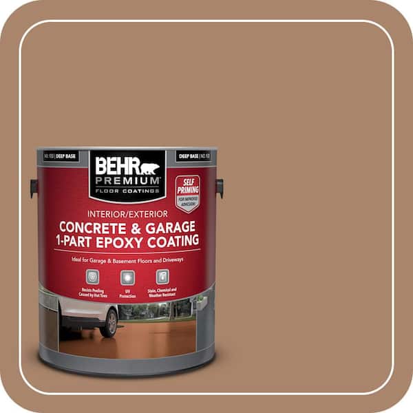 BEHR PREMIUM 1 gal. #S220-5 Nutshell Self-Priming 1-Part Epoxy Satin ...