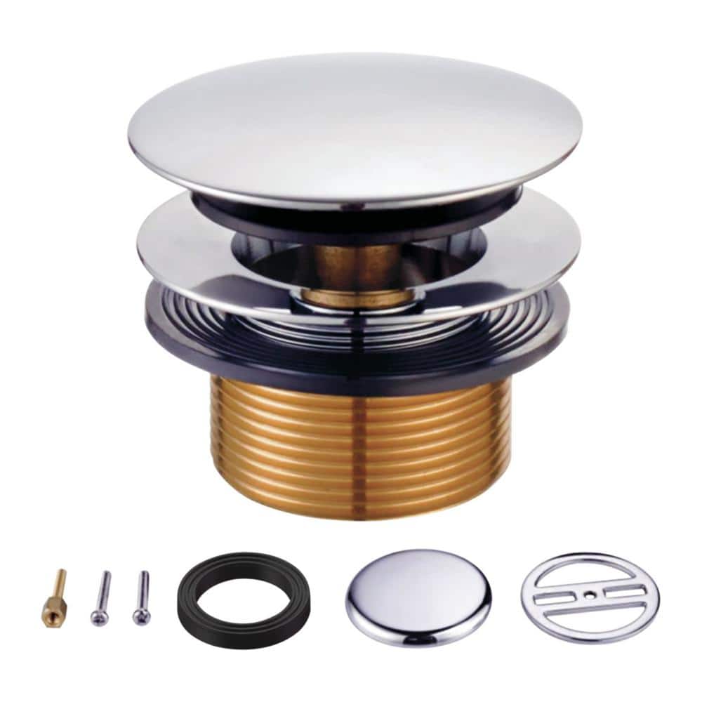 Kingston Brass Eugene Toe Touch Tub Drain Conversion Kit in Polished ...
