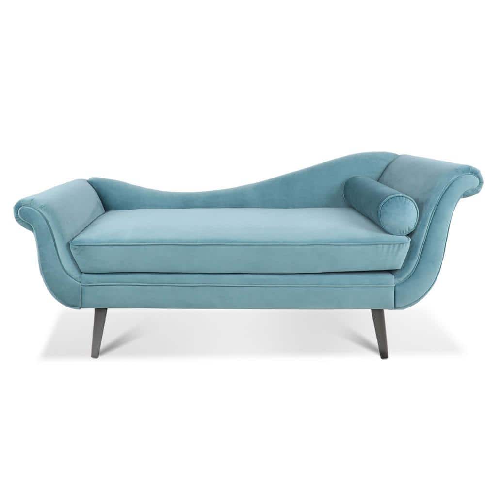 Harper & Bright Designs Calvert Contemporary 71 in. W Green Flared Arm ...