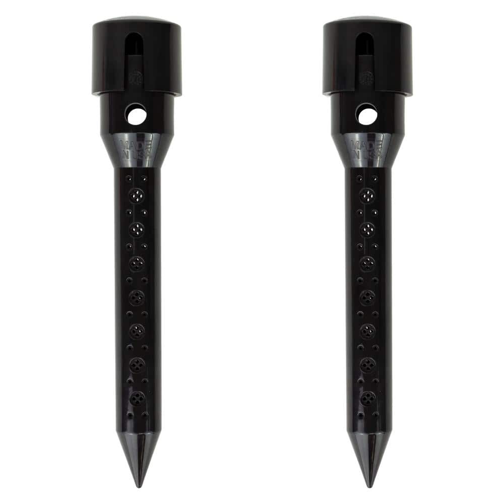 DEEP DRIP 8 in. Watering Stakes (2 Pack) - Black GKDD008B-2pk - The ...