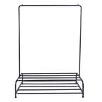 Whitmor Chrome Steel Clothes Rack 51 in. W x 71.25 in. H 6339-1938 ...