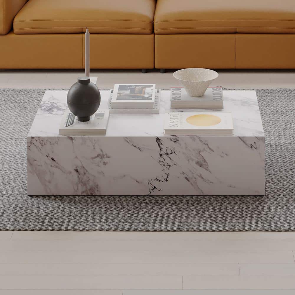 Acme Furniture Fritzy 48 in. Engineered Stone Finish Square Composite ...