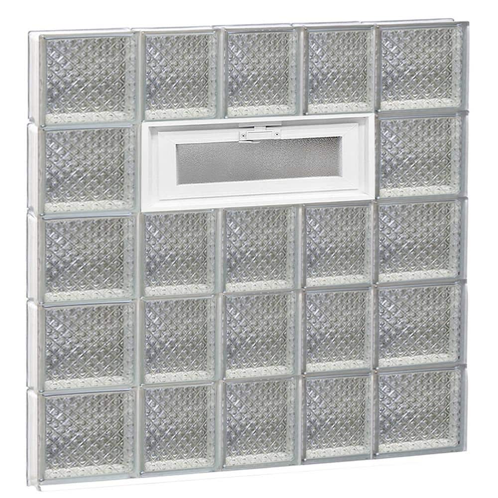 Clearly Secure 32.75 in. x 38.75 in. x 3.125 in. Frameless Diamond ...