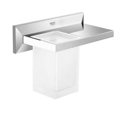 GROHE Allure Brilliant Single Post Toilet Paper Holder in StarLight Chrome-40499000 - The Home Depot