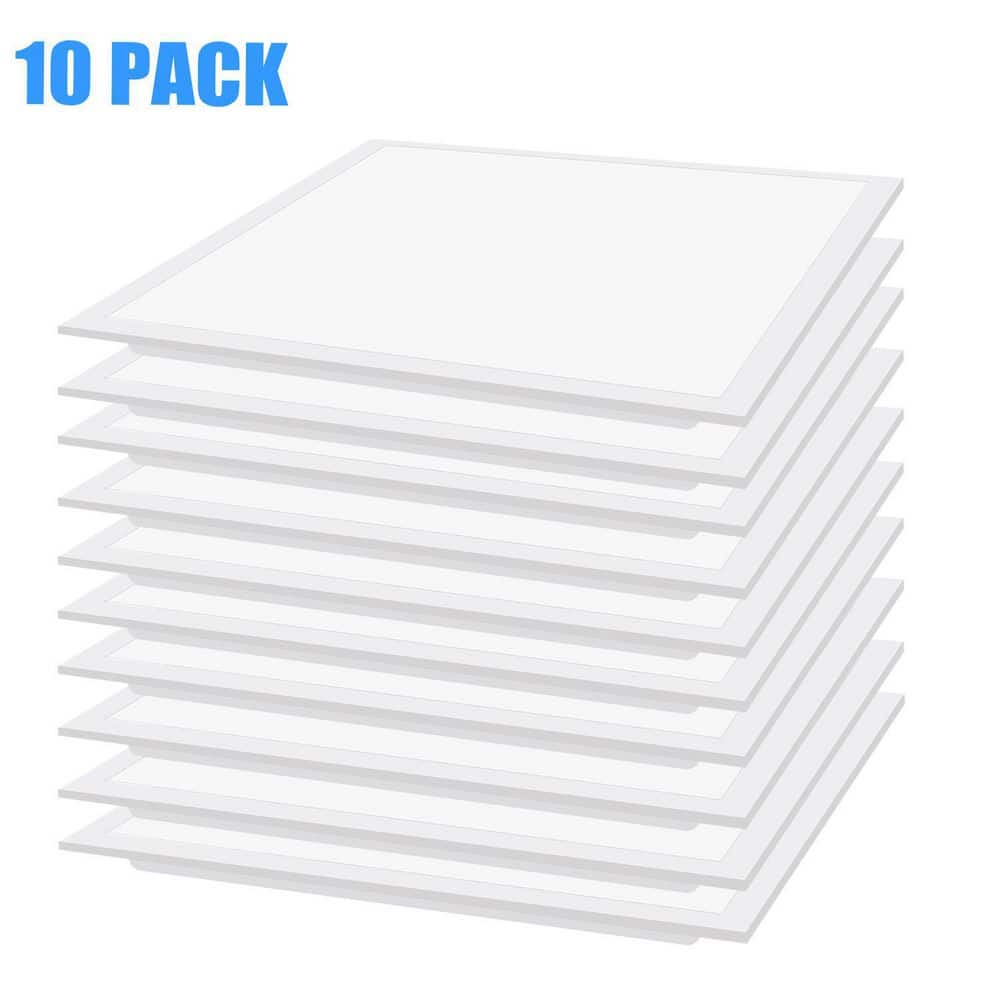 WYZM 2 ft. x 2 ft. 5800 Lumens Integrated LED Panel Light, 5000K ...