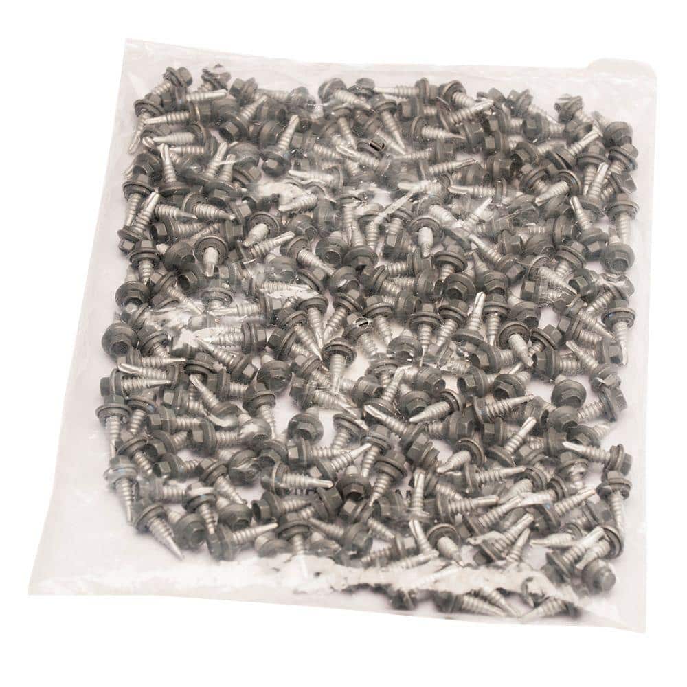 Metal Sales MS 3/4 in. #12 Galvanized Stitch Screw HD8230700 - The Home ...
