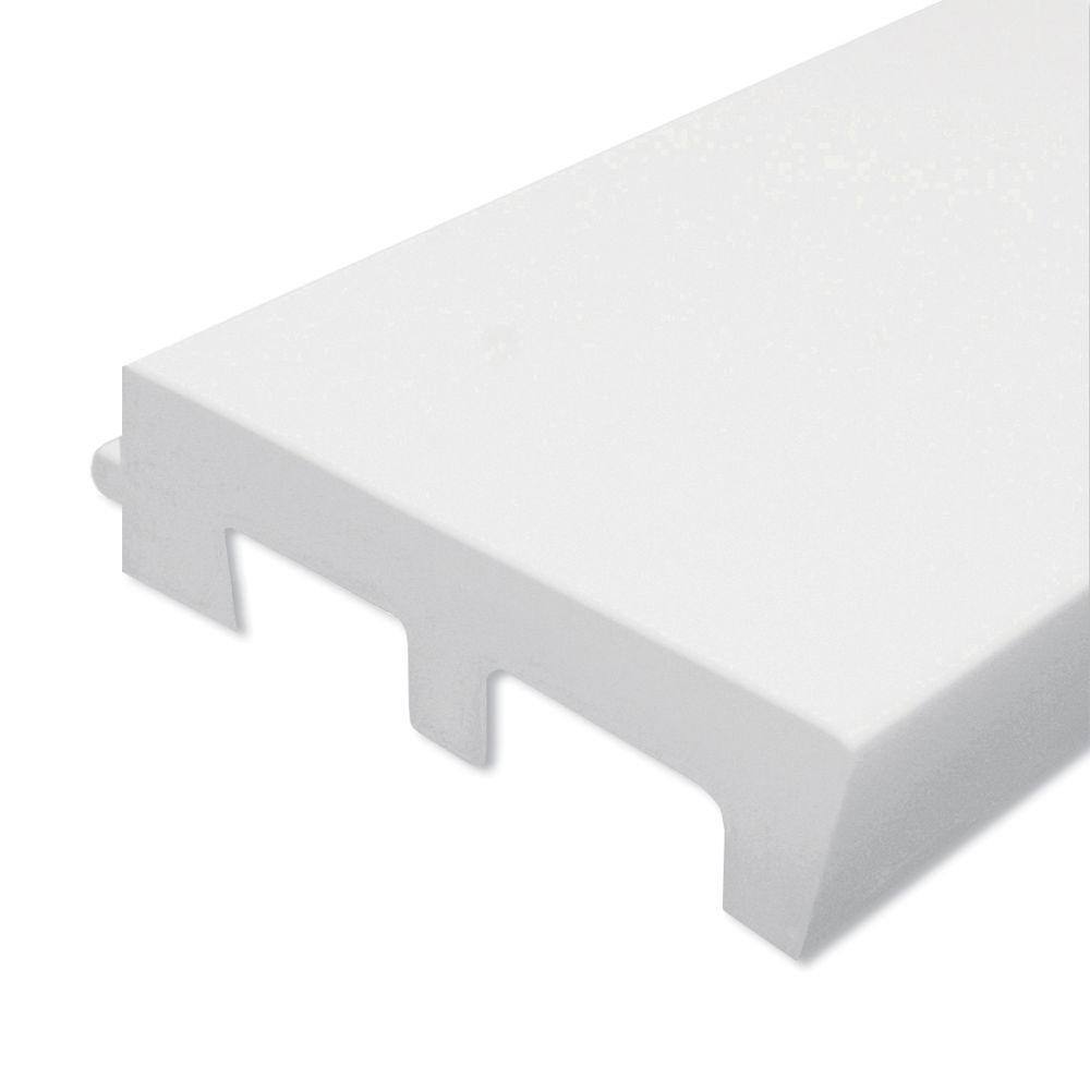 Veranda 1-1/4 in. x 5-1/4 in. x 7 ft. White Vinyl Sill Moulding ...