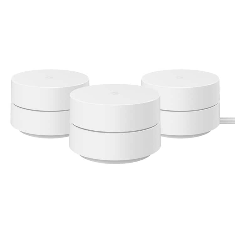 Google WiFi - Mesh Router AC1200 - Powered Adapter - White - (3-Pack ...