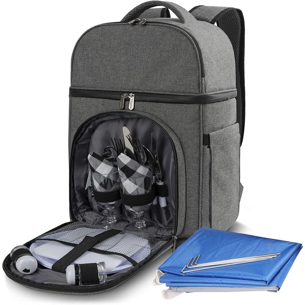 Misopily 32 qt. Backpack Set for 2 with Dual-Layer Insulated ...