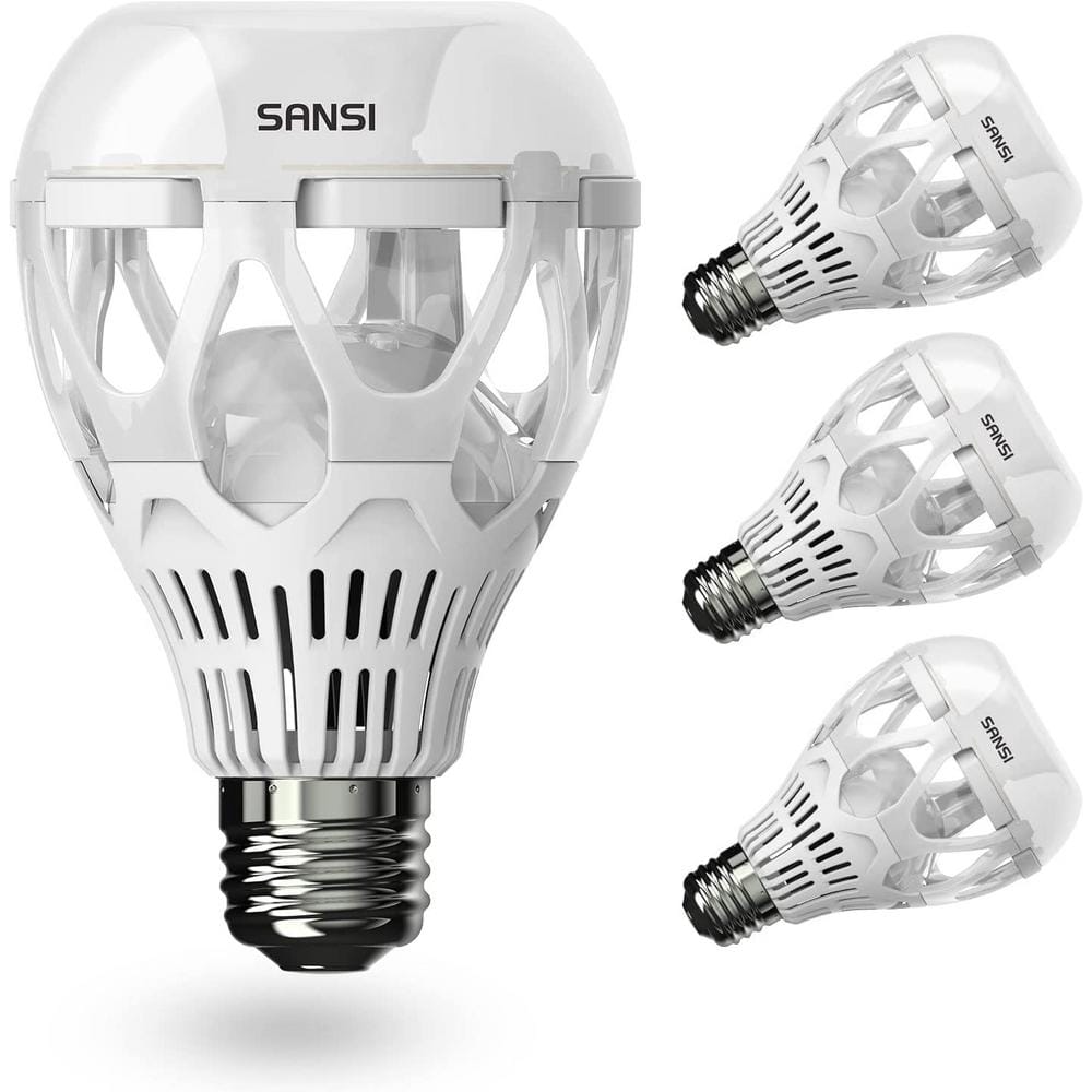 SANSI 150-Watt Equivalent A21 Bright White (3000K) Non-Dimmable LED ...