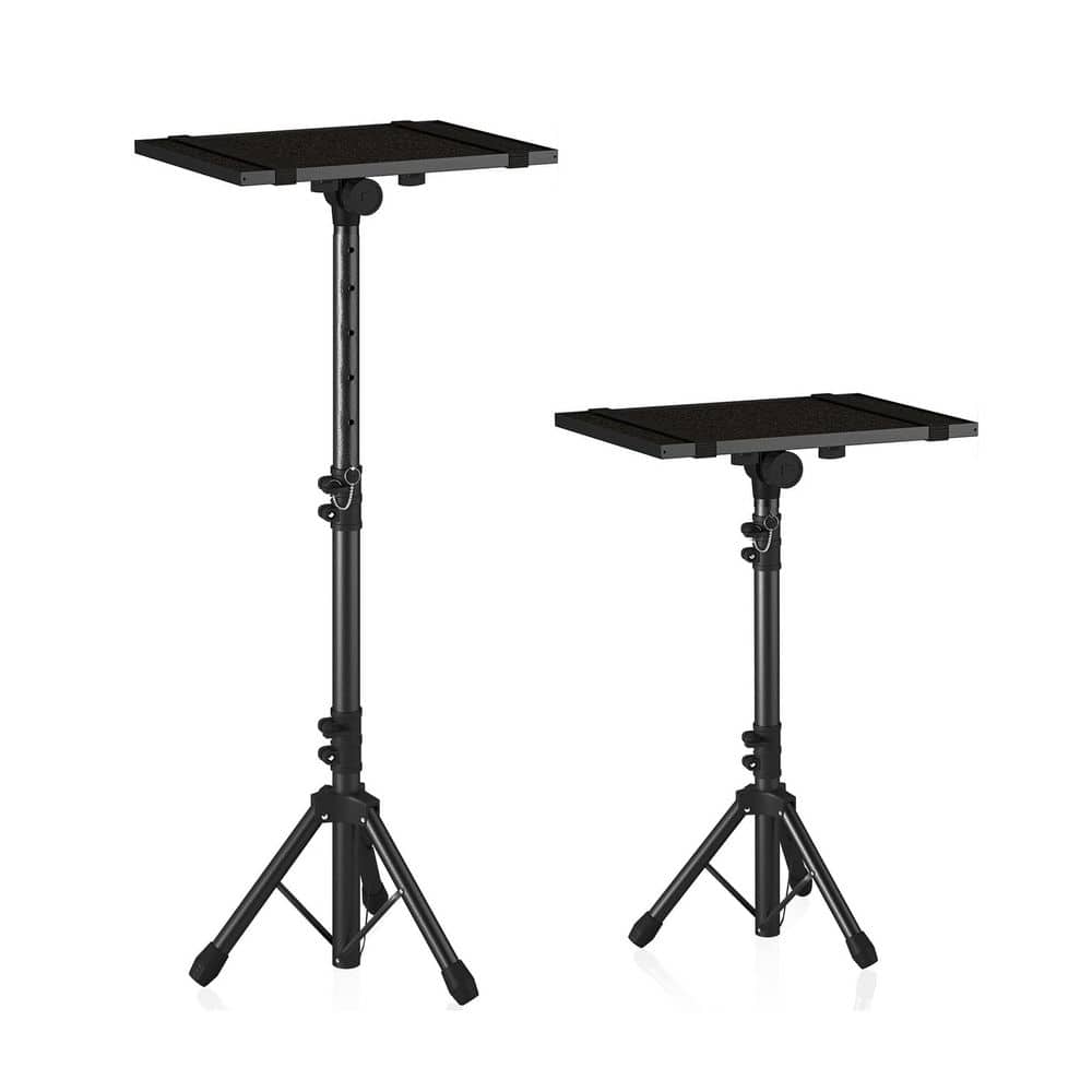 Vrbgify Height Adjustable Laptop Projector Tripod Stand with Gooseneck ...
