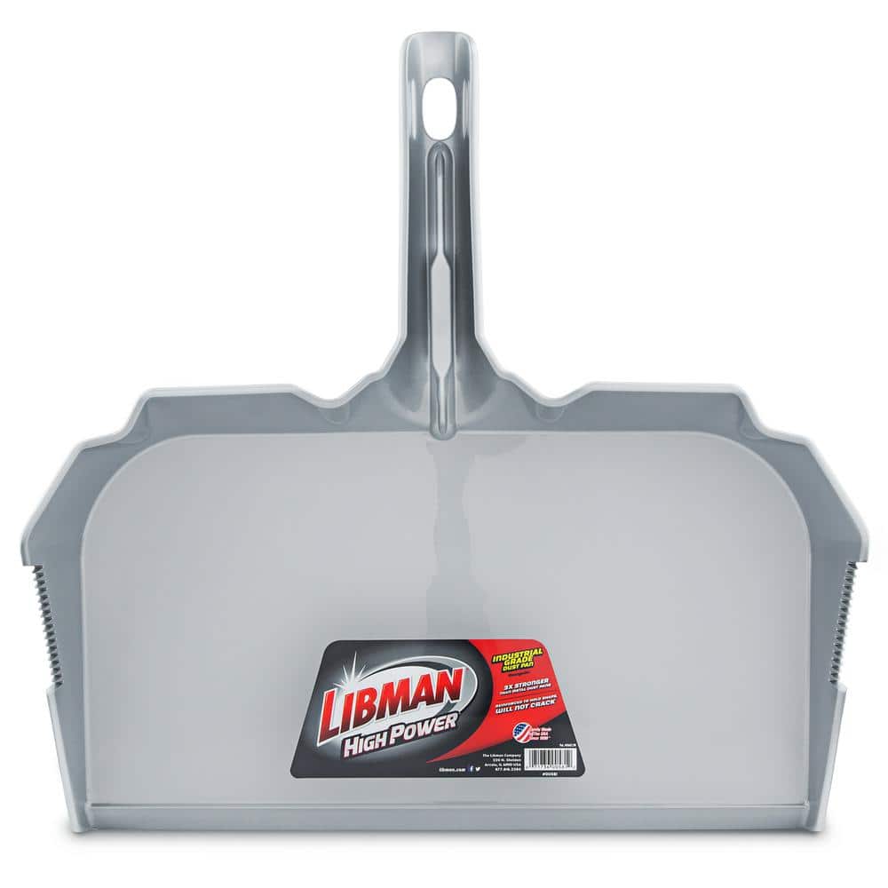 Libman Extra Wide 17 in. Industrial Grade Dust Pan (6-Pack) 1742 - The ...