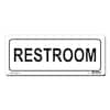 Lynch Sign 10 in. x 4 in. Restroom Sign Printed on More Durable ...