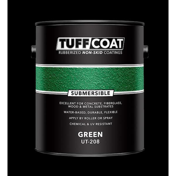 TUFF COAT UT-208 1-Gl Green Interior/Exterior, Concrete/Wood/Fiberglass ...