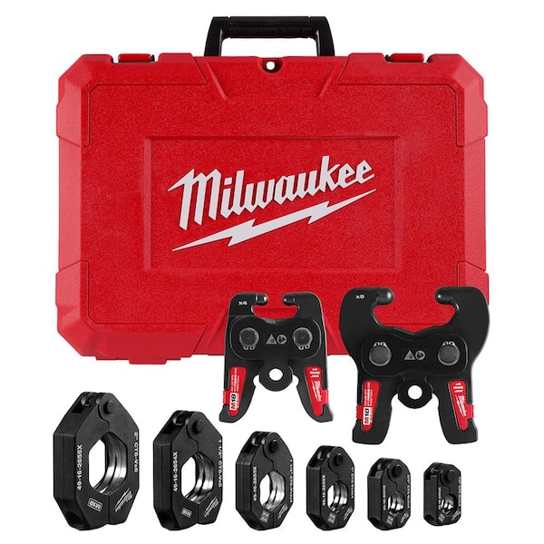 Milwaukee 1/2 in. - 2 in. CTS-V Pivoting Press Ring Kit for M18 FORCE ...