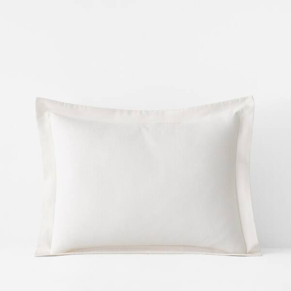 The Company Store Company Cotton Velvet Flannel Cream Cotton King Sham ...