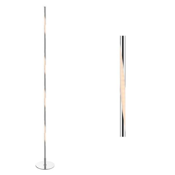 Have a question about JONATHAN Y Pilar 63.75 in. Chrome Integrated LED ...