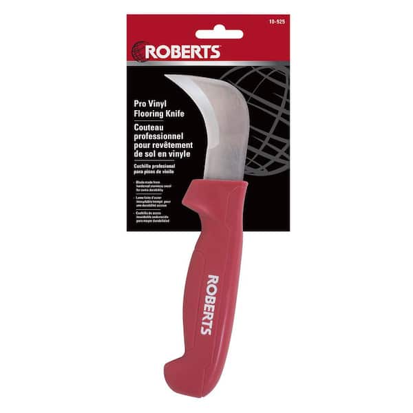 ROBERTS Vinyl Flooring Utility Knife with Curved Blade 10-925 - The ...