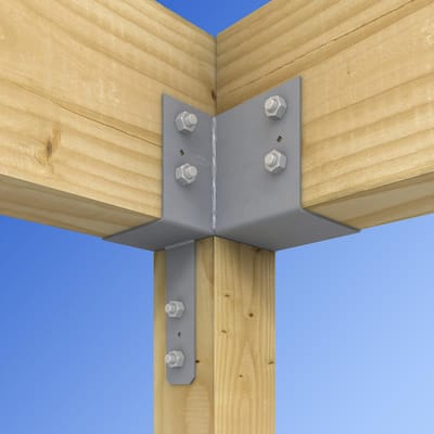 6x6 - Post Cap Connectors - Post Brackets - The Home Depot