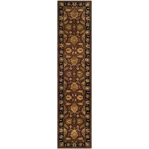 SAFAVIEH Classic Rust/Black 8 ft. x 11 ft. Border Area Rug CL239C-9