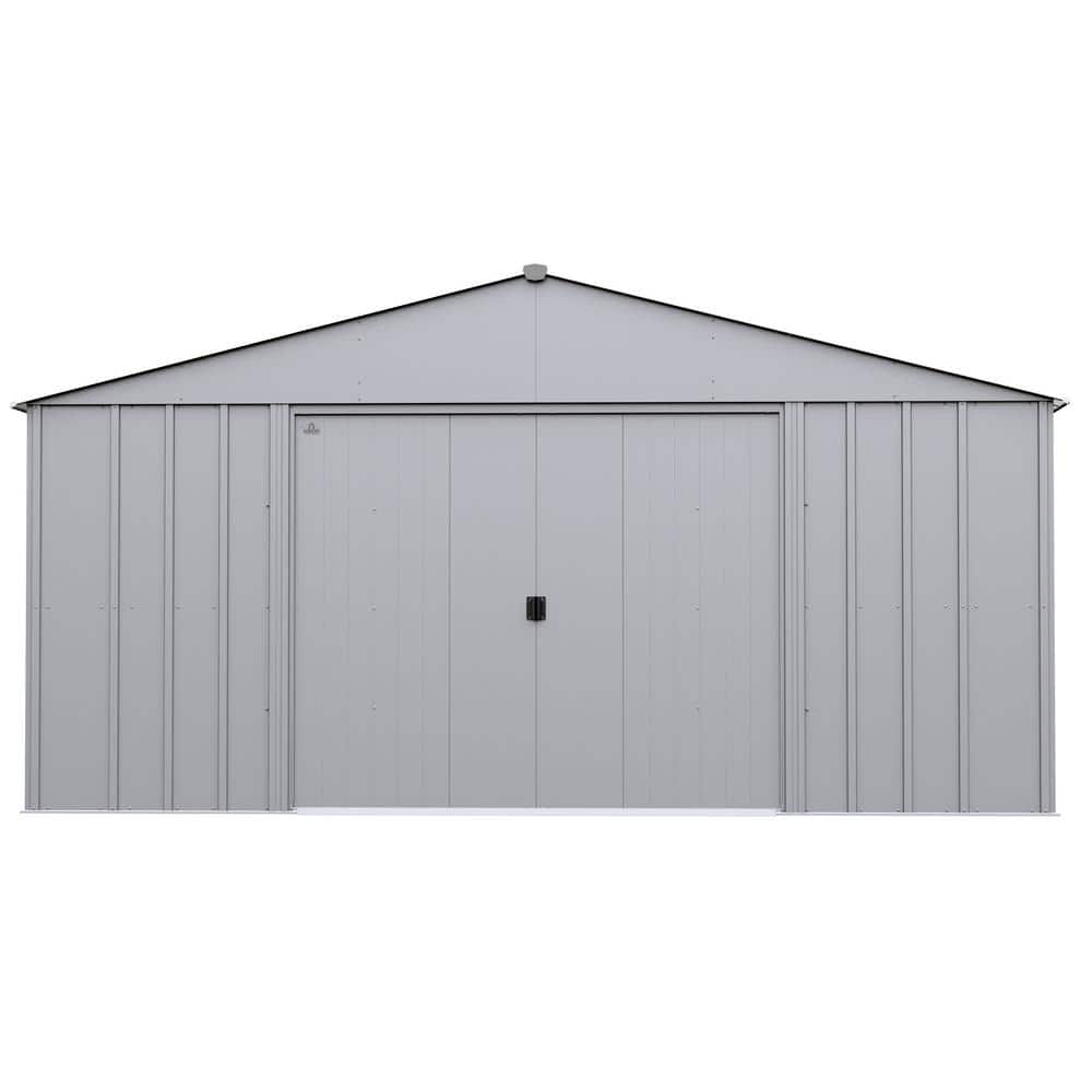 Arrow Classic Storage Shed 14 ft. W x 12 ft. D x 7 ft. H Metal Shed ...