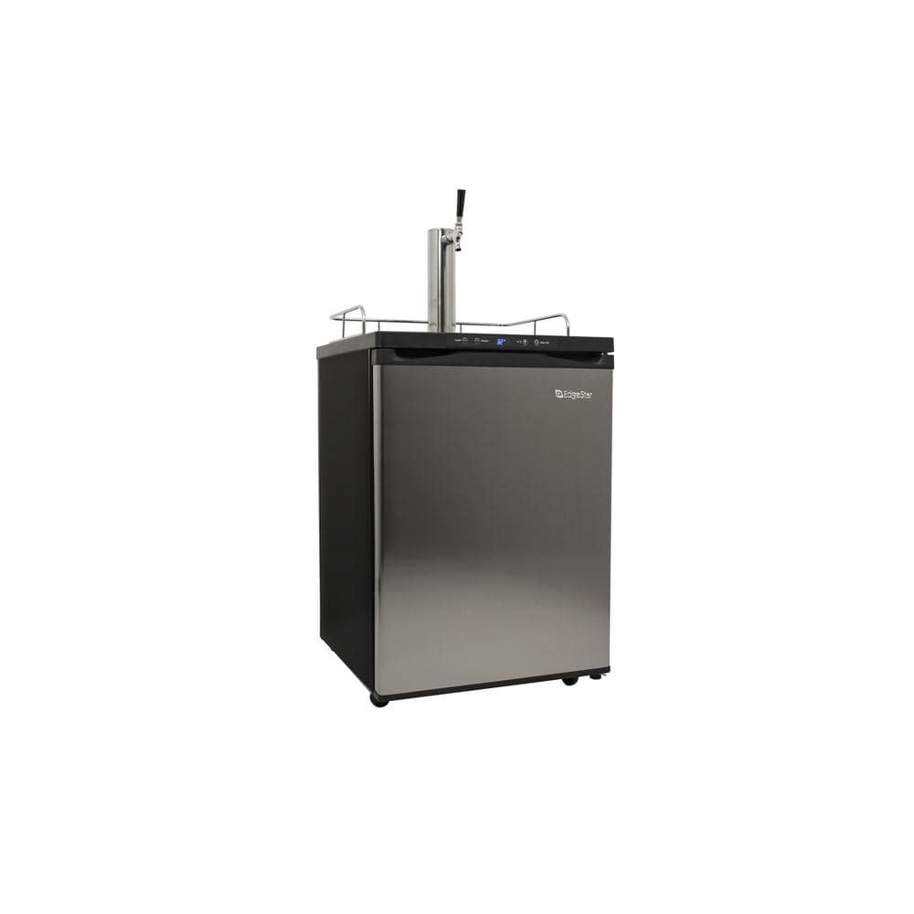 EdgeStar Single Tap 24 in. Full Size Beer Keg Dispenser with Digital ...