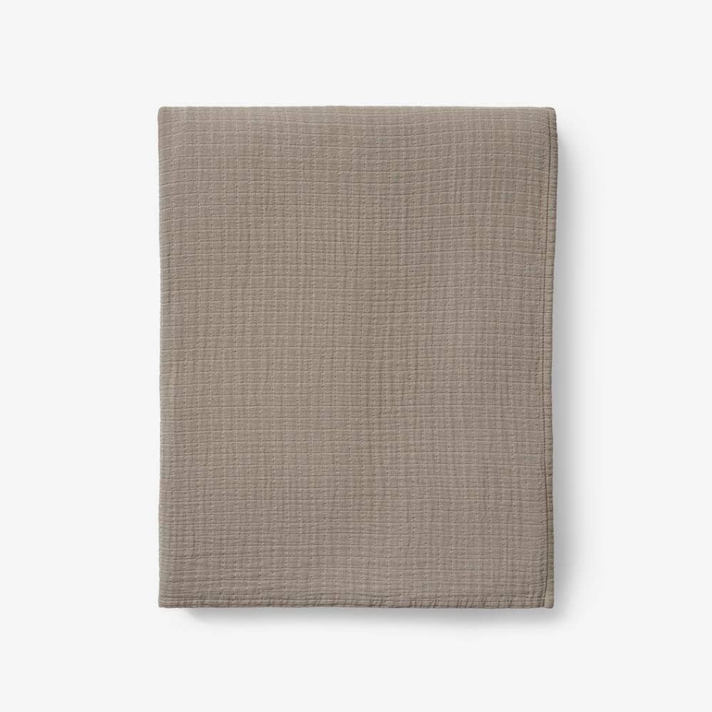 The Company Store Gossamer Taupe Throw Blanket 51198X-OS-TAUPE - The ...