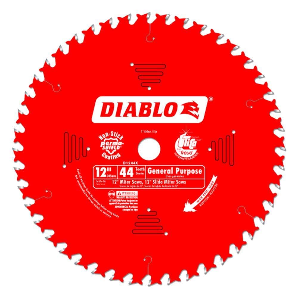 DIABLO 12 in. x 44-Tooth General Purpose Circular Saw Blade (15-Pack ...