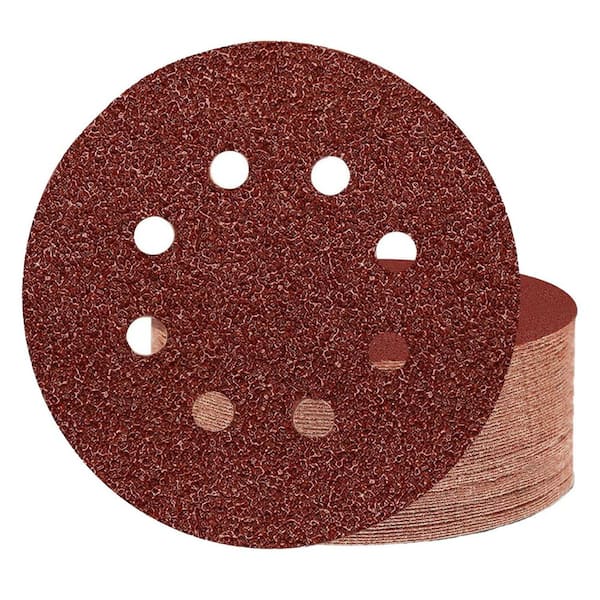 5 Inch Aluminum Oxide Sanding Discs with Hook and Loop Backing for ...