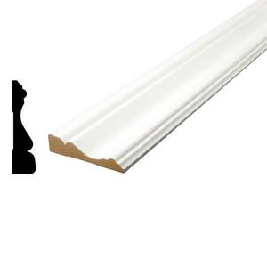 Alexandria Moulding 5/8 in. D x 2-1/2 in. W x 84 in. L MDF Primed ...