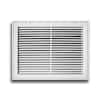 TruAire 20 in. x 20 in. Aluminum Fixed Bar Return Air Filter Grille ...